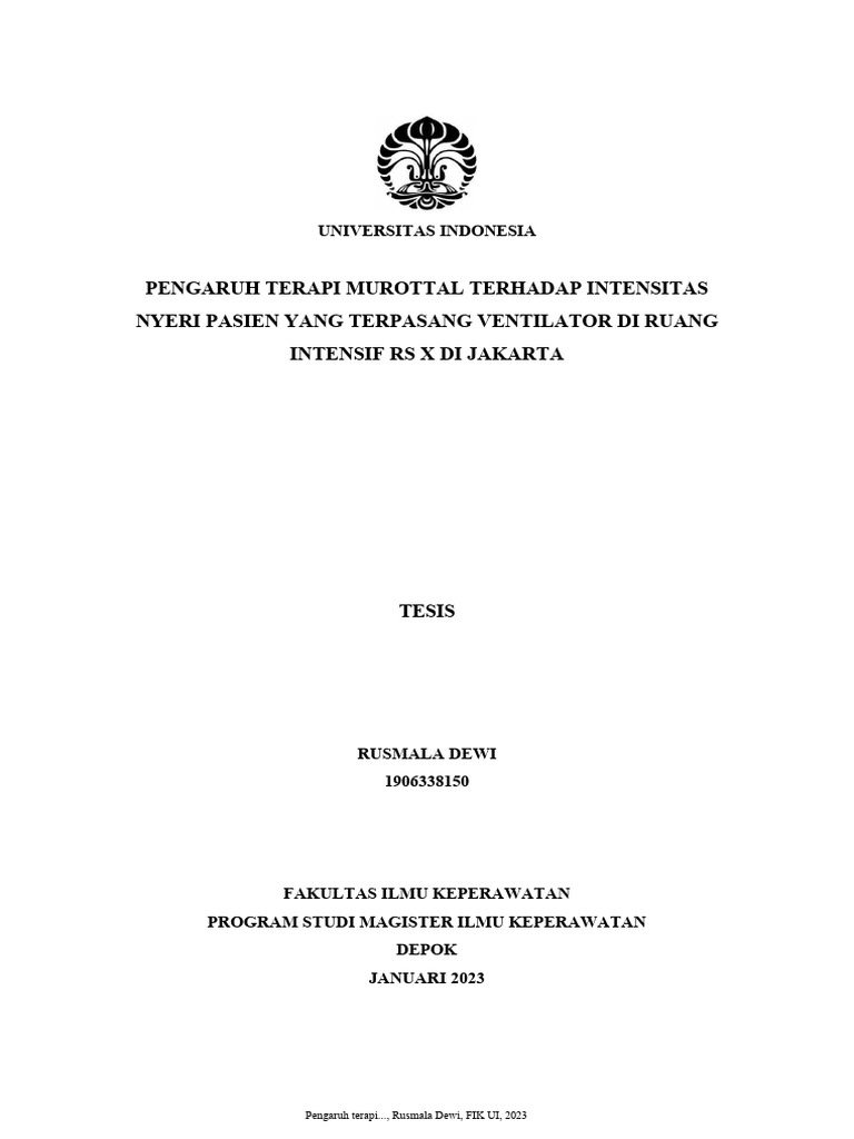 Terapi Murotal Icu | PDF