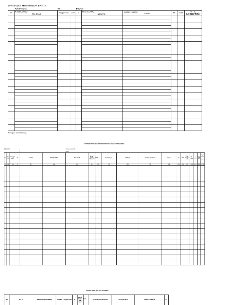 Form Eppgbm-optimbang-Form Vit A | PDF