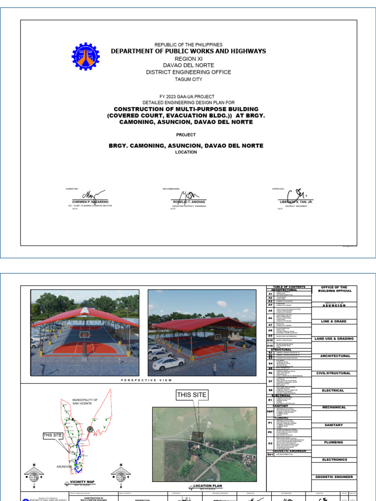 Multi-Purpose Building Design Plan | PDF | Toilet | Sanitation