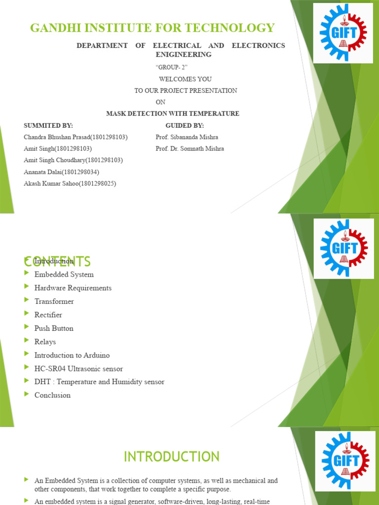 Mask Detection With Tempreture Pdf Capacitor Rectifier