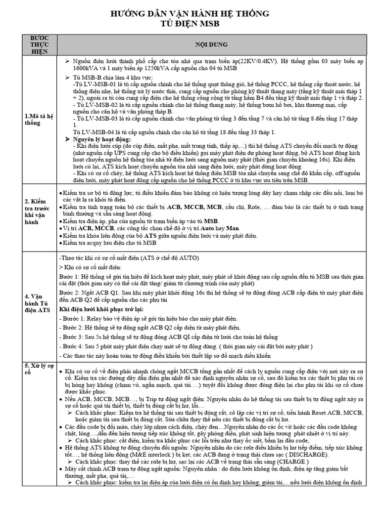HDVH HT Tu Dien MSB.B | PDF
