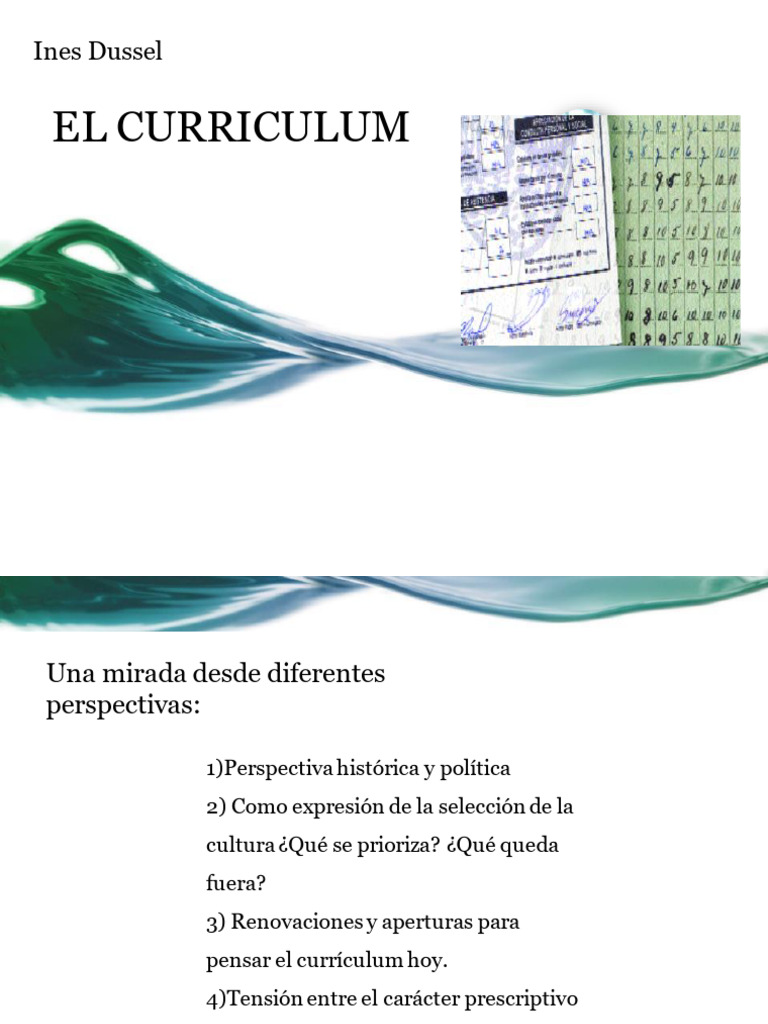 Curriculum Dussel | PDF | Plan de estudios | Escuelas