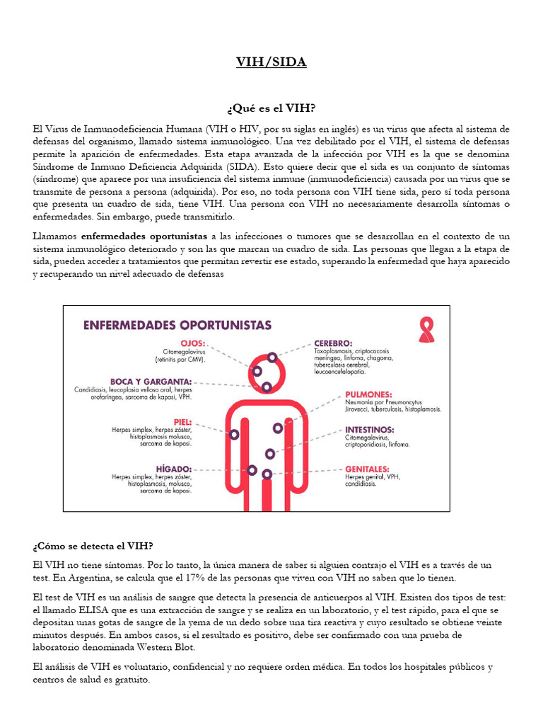 VIH-SIDA | PDF | VIH | VIH / SIDA