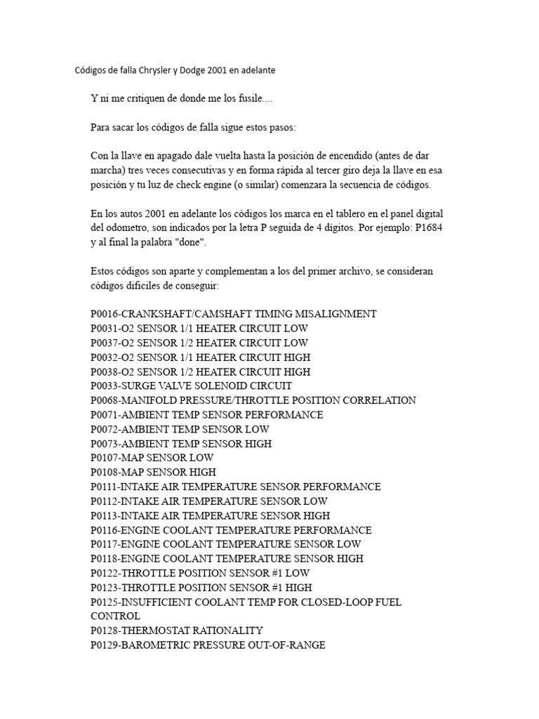 codigos crisler | PDF | Switch | Relay