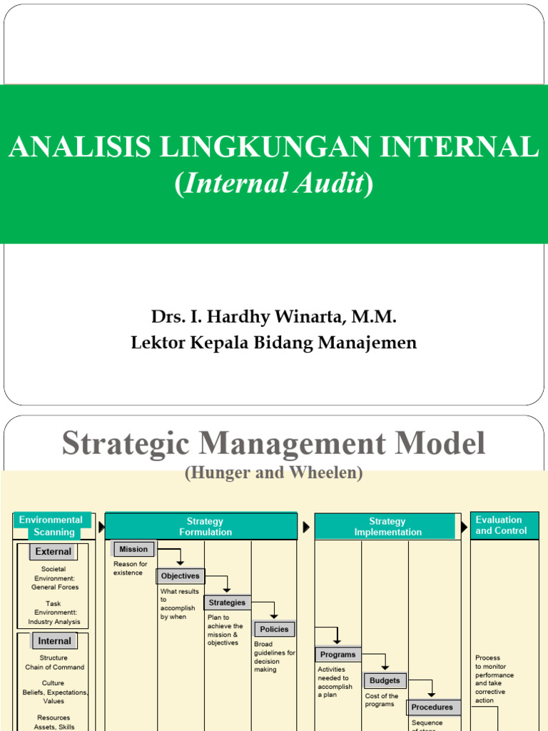 TM 3 Analisis Lingkungan Internal Dan Ife Matriks | PDF ...