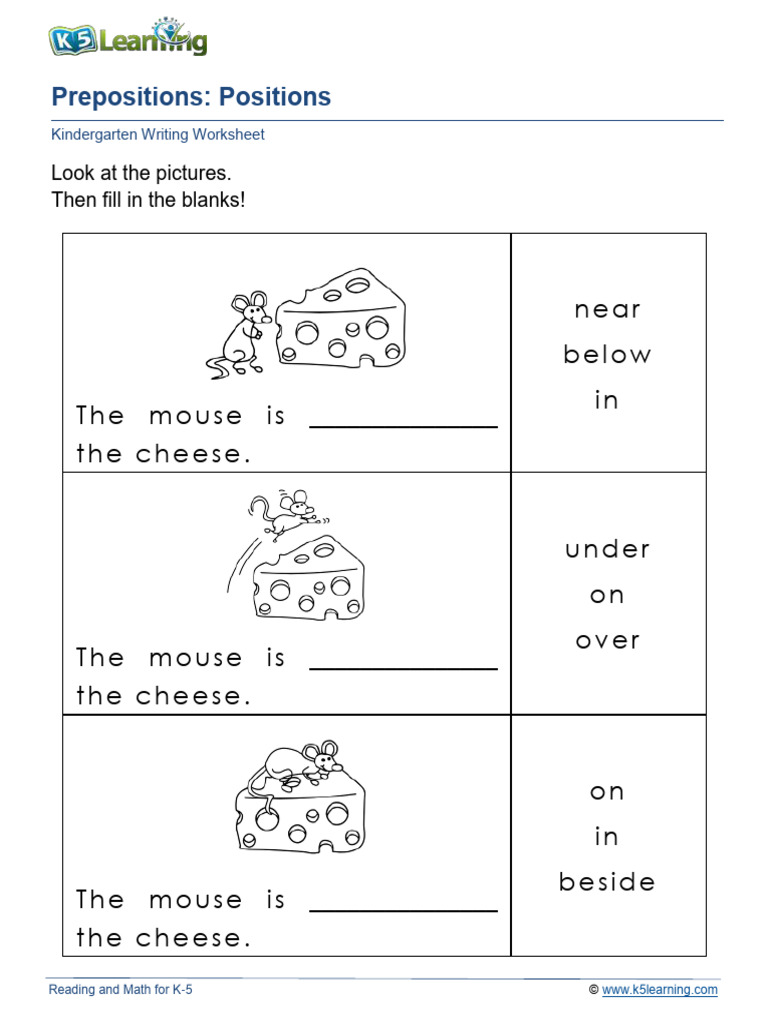Write Prepositions C | PDF | Career & Growth | Language Arts & Discipline