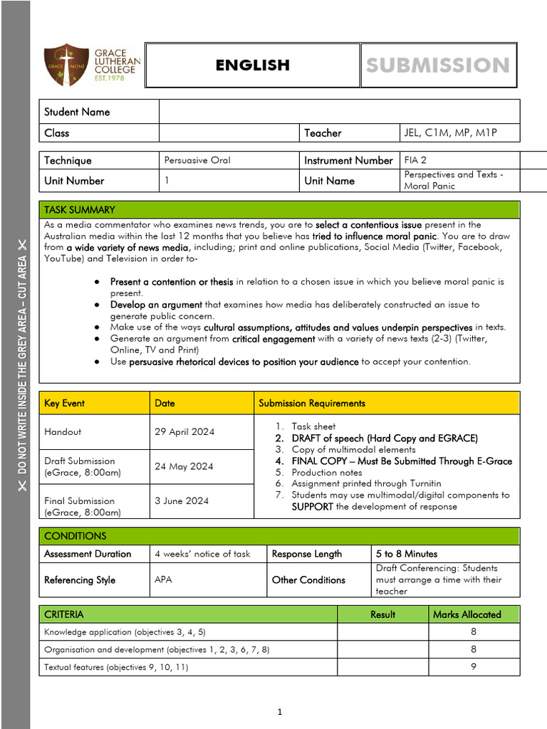 ENGTask 2 Media Grey Stripe FORMATTED1 | PDF | Plagiarism | Turnitin