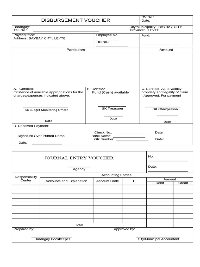 Journal Entry Voucher Jev 1 | PDF | Payments | Bookkeeping