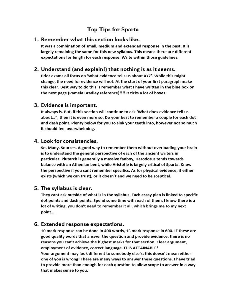 Spartan Society Essay Plans | PDF | Sparta | Ancient Greece