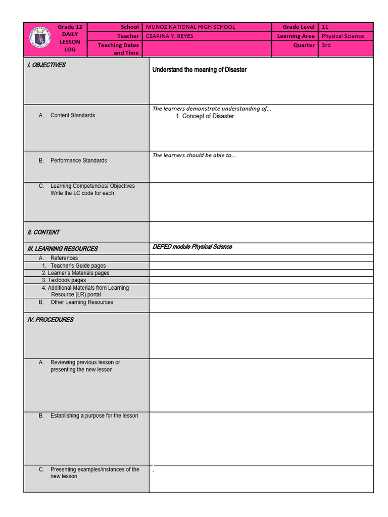 dll format | PDF | Learning | Teachers