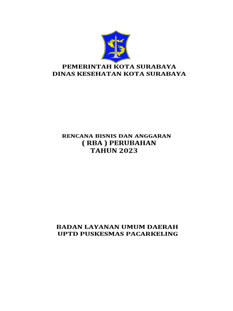 Rba Perubahan 2023 Fixed | PDF