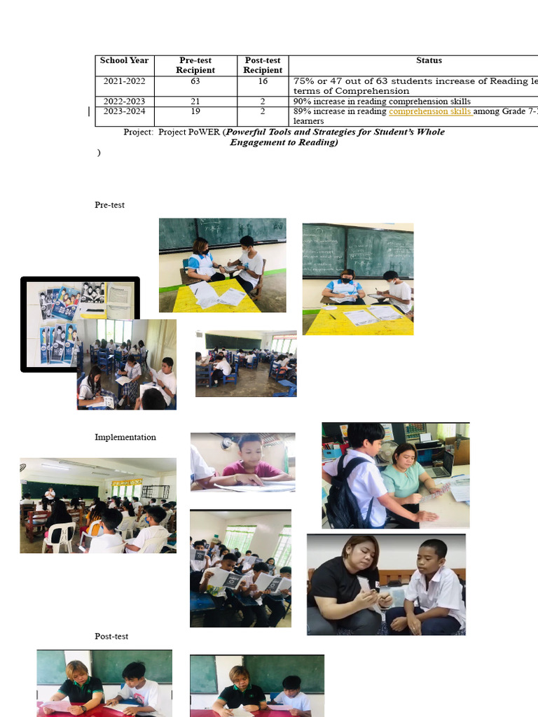 project PoWER status report | PDF