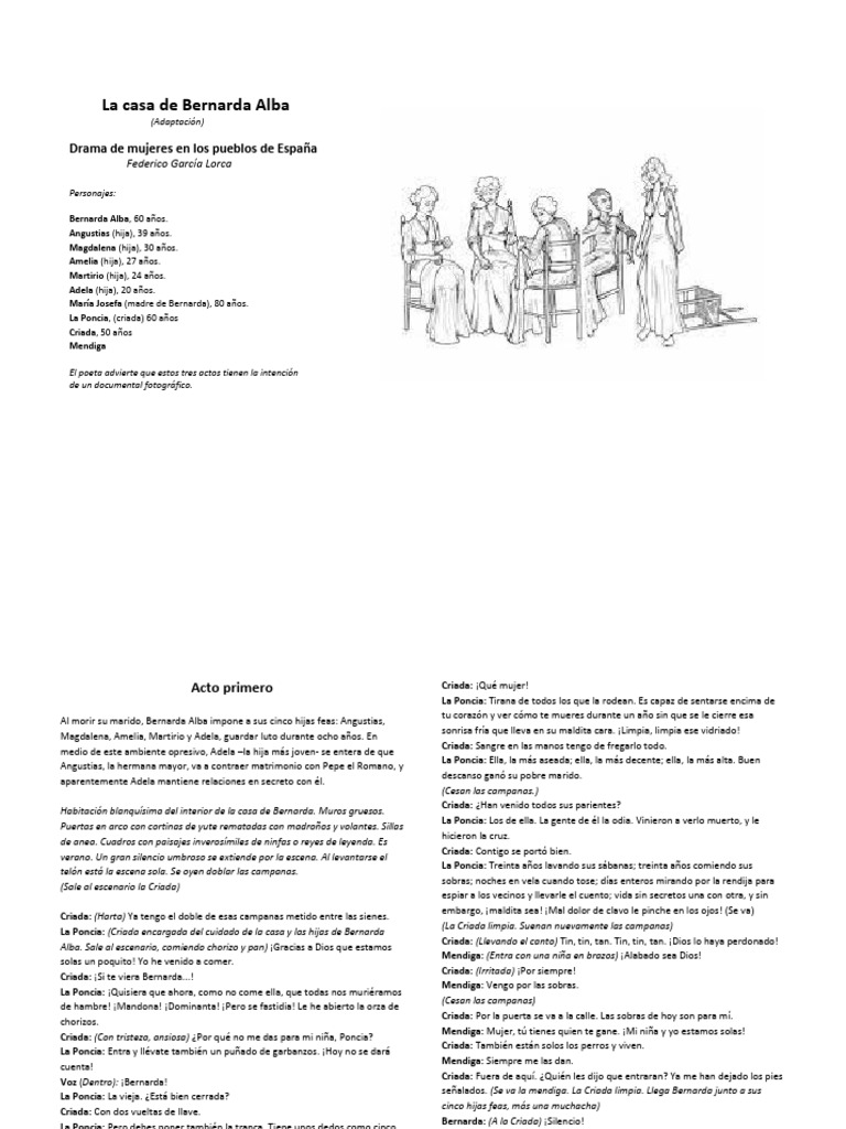 La Casa de Bernarda Alba | PDF