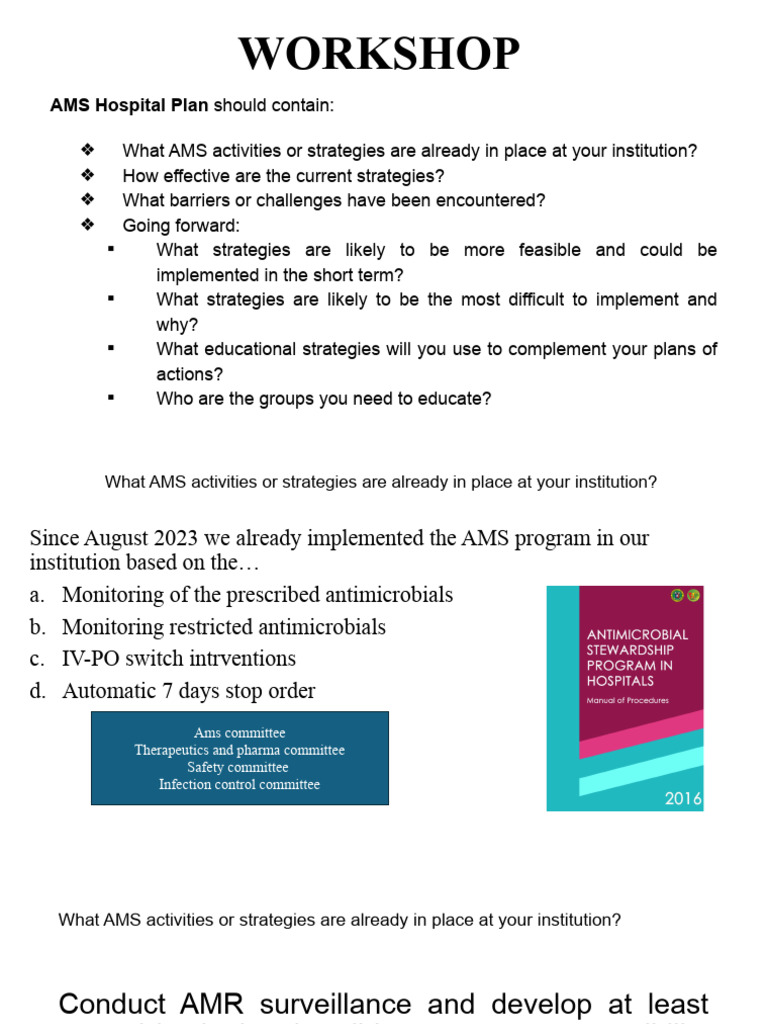 2nd Live Session Workshop Template - Ams Hospital Plan | PDF | Pharmacy ...