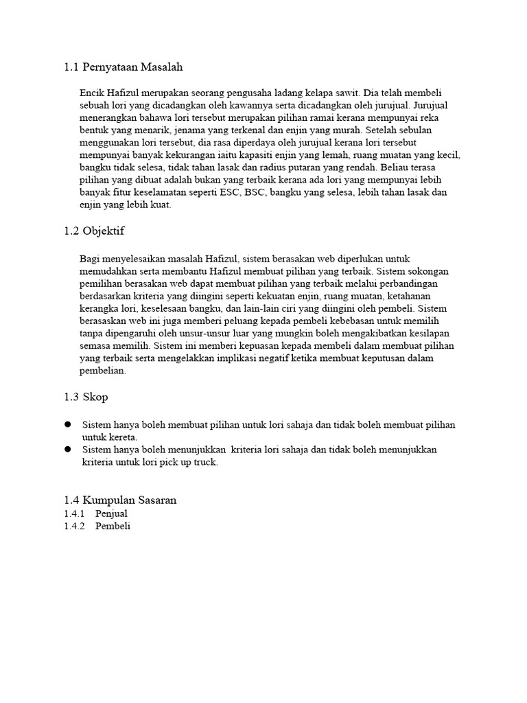 Kerja Kursus Hisyam Updated | PDF