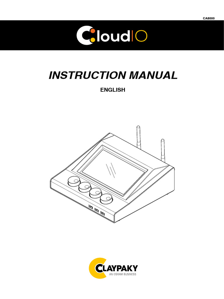 CloudIO Instruction Manual | PDF | Wi Fi | Computer Network