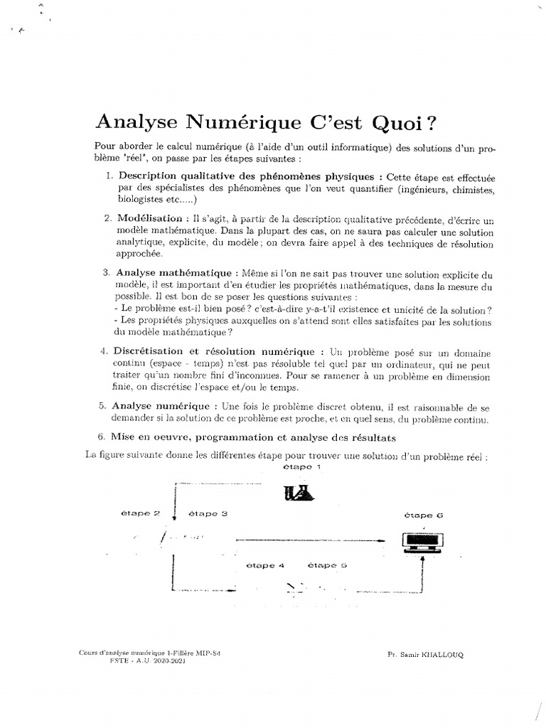 Analyse Numerique CH 1.2.3 | PDF