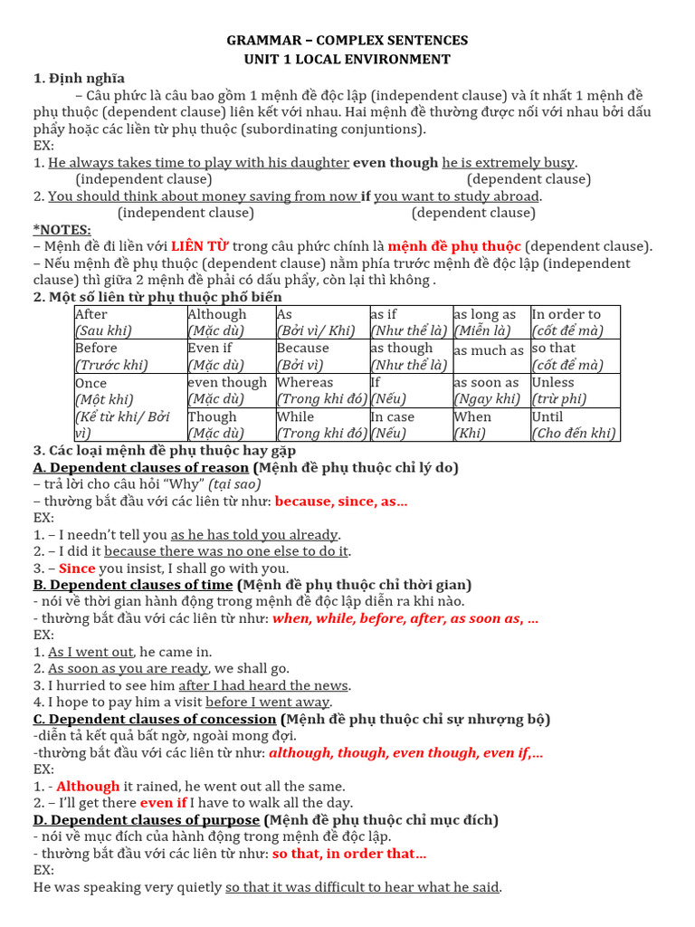 Grammar U1 - Ta9 | PDF | Language Arts & Discipline