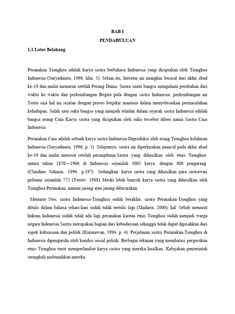 Latar Belakang | PDF