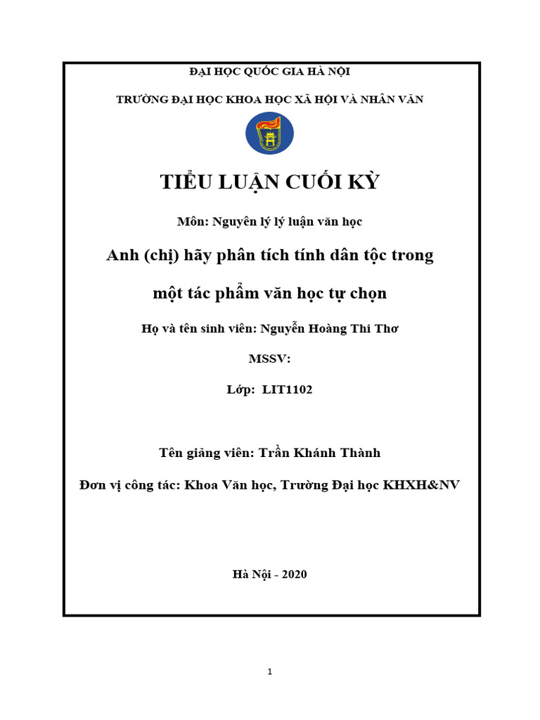 Bai Tiu Lun Cui K Nguyen Ly Ly Lun | PDF