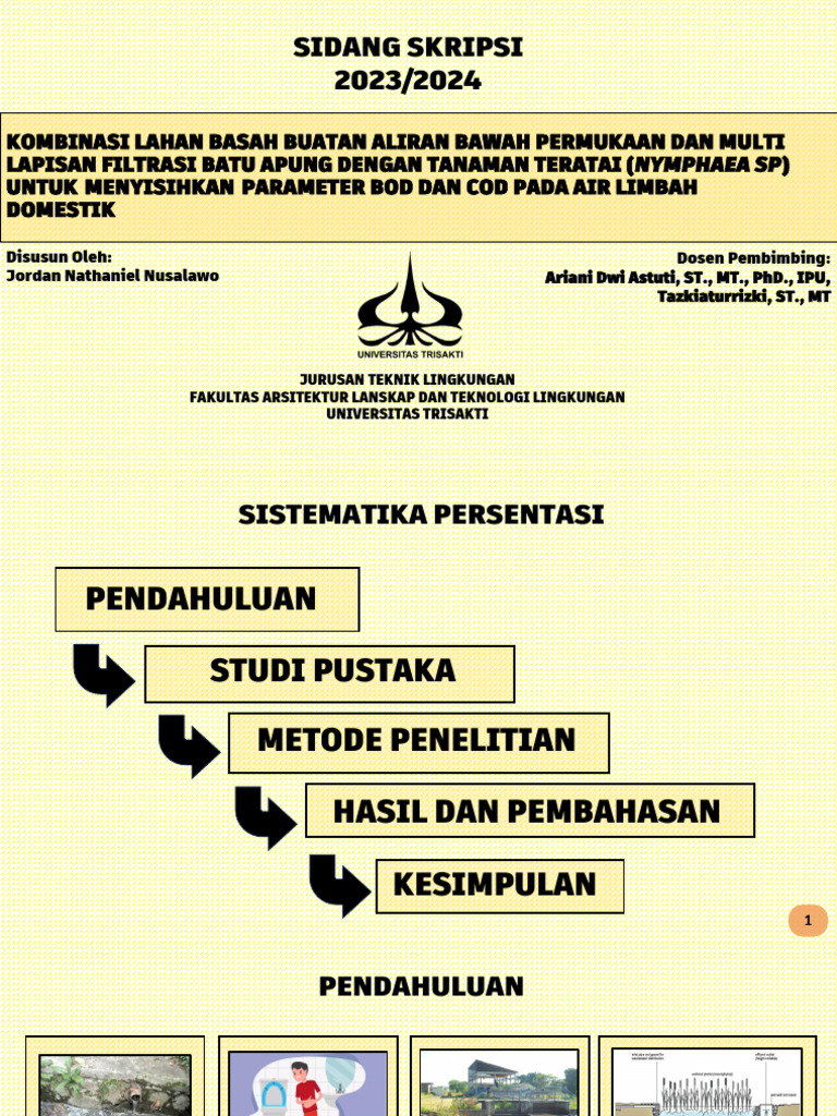 Kombinasi Lahan Basah Buatan Aliran Bawah Permukaan Dan | PDF