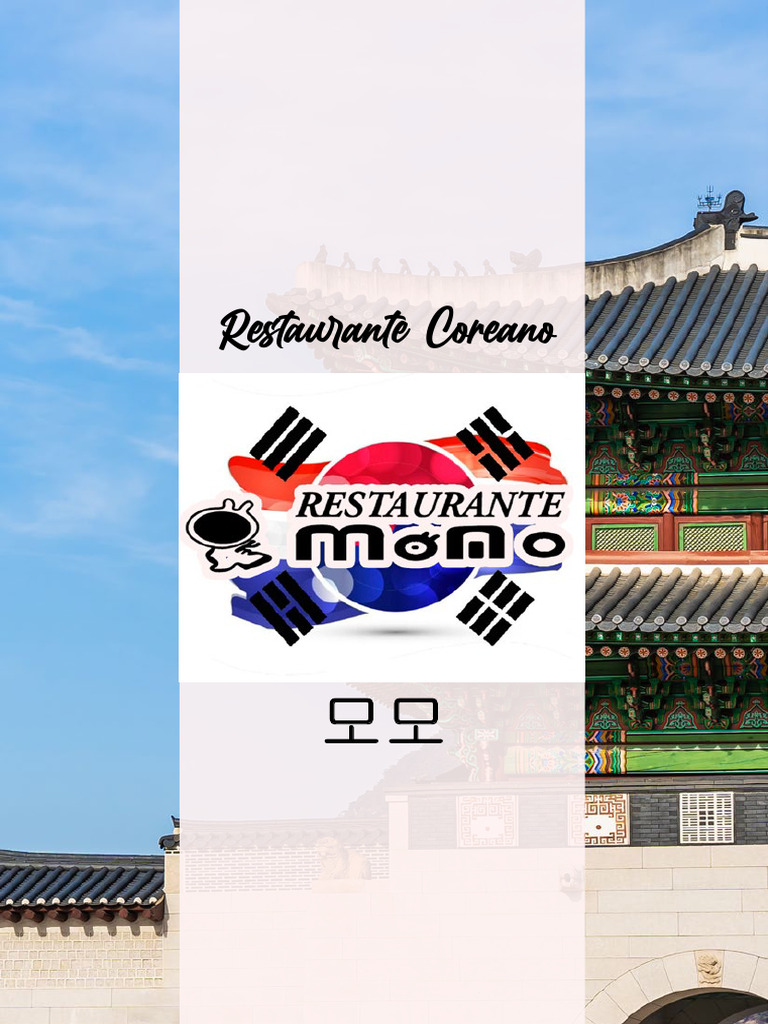 Momo Menu | PDF | Cocina coreana | Alimentos