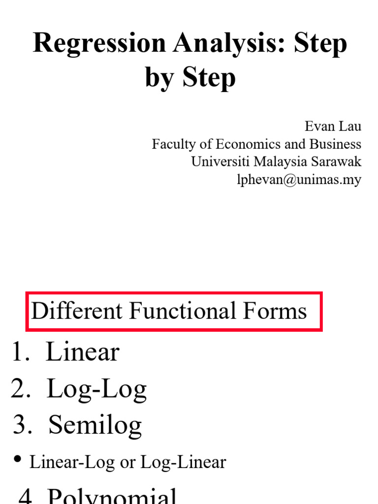 Regression ( | PDF | Logarithm | Statistical Analysis