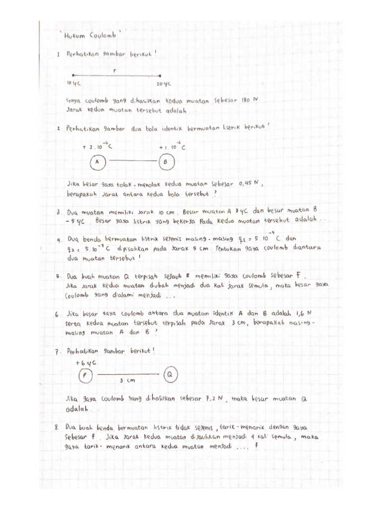 Listrik Statis 1 | PDF