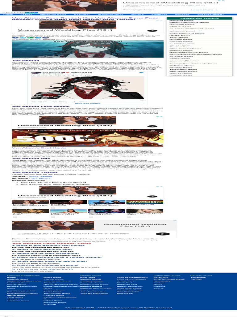 Vox Akuma Face Reveal, Has Vox Akuma Done Face Reveal Check Age, Real ...