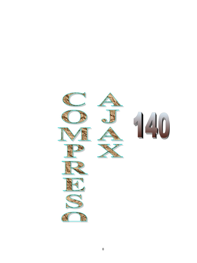 Compresor Ajax 140 | PDF | Inyección de combustible | Pistón