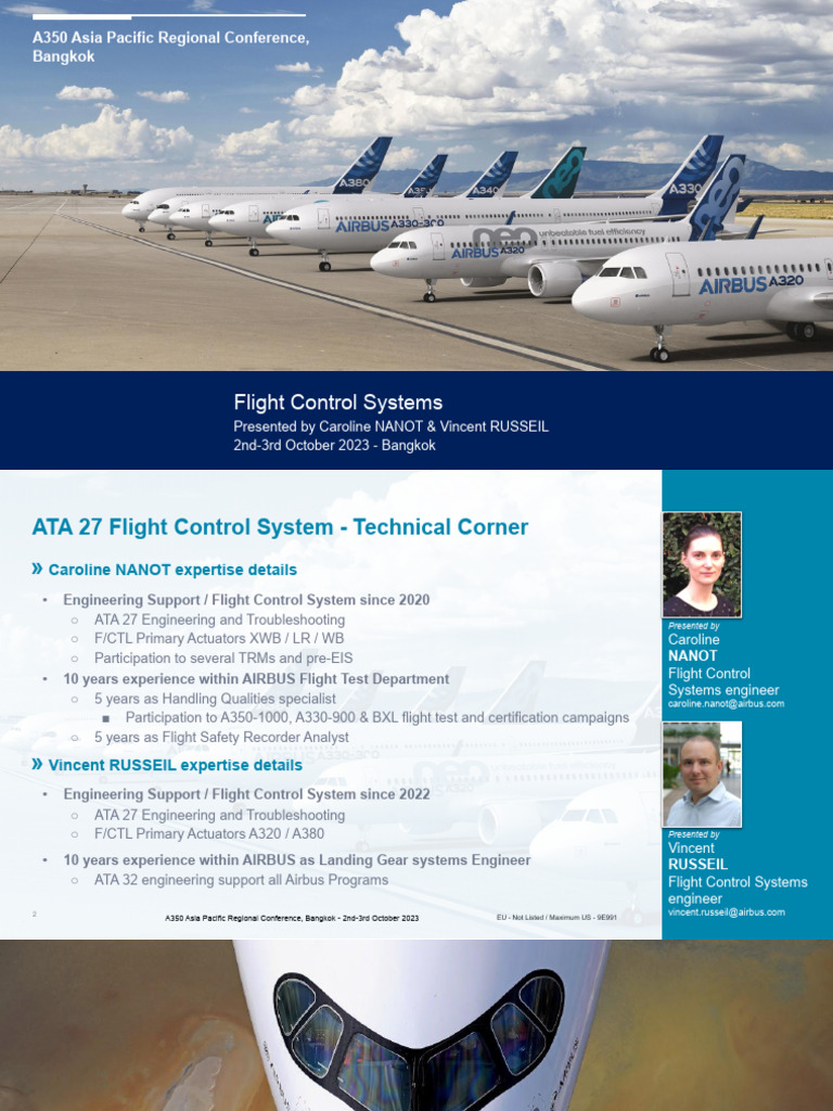 A350 APAC 2023 ATA 27 Tech Corner | PDF
