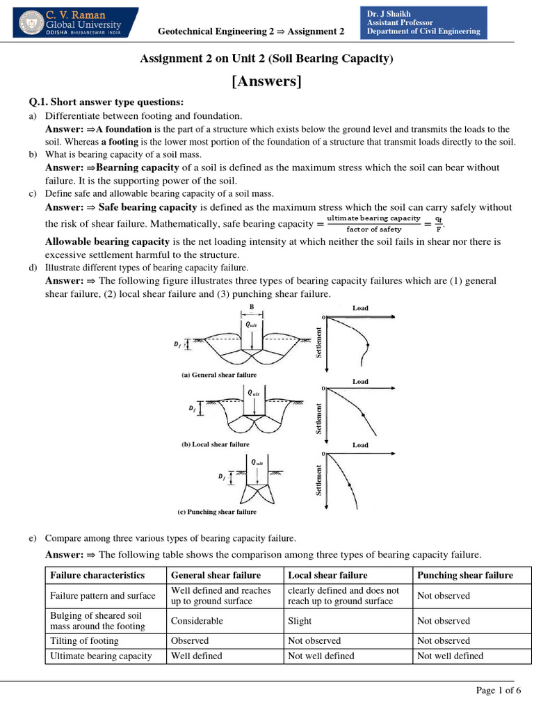 GTE2 Unit 2 Assignment 2 2024 Answers | PDF | Mechanics | Civil Engineering