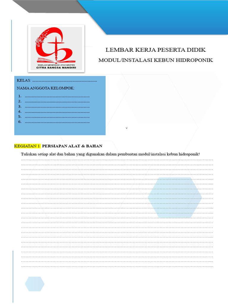 LKPD HIDROPONIK | PDF