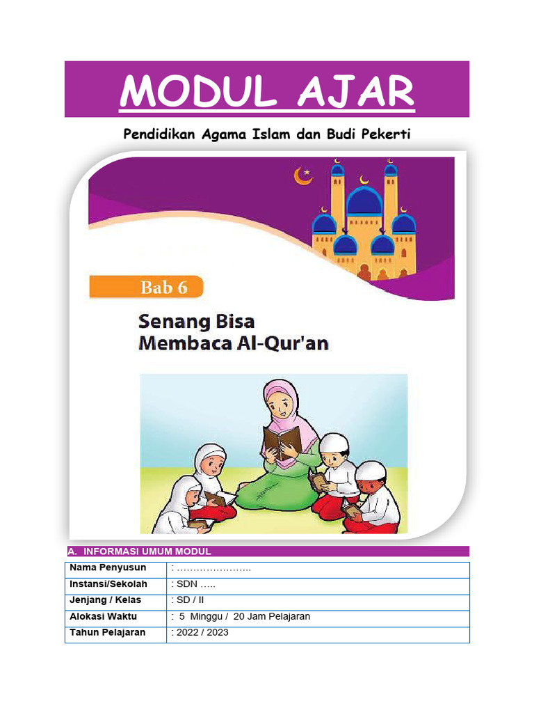 MA Bab 6 Senang Bisa Membaca Al-Qur'an | PDF | Agama & Spiritualitas