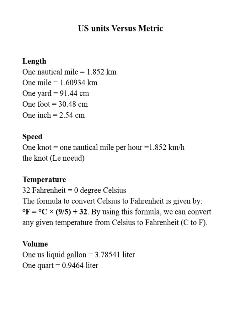 Conversion Between SI System and BG System | PDF | Science & Mathematics