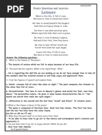 Grade 7 - Literature Study Guide | PDF | Poetry | Narrative