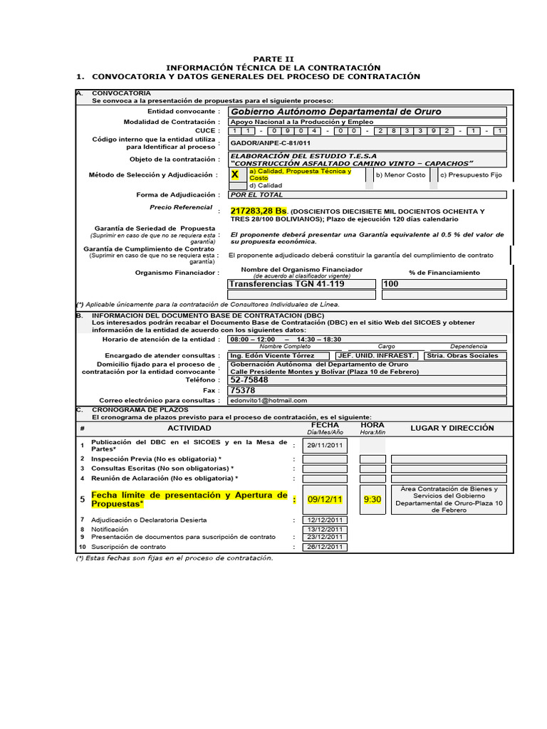 DBC Proyecto | PDF | Gobierno