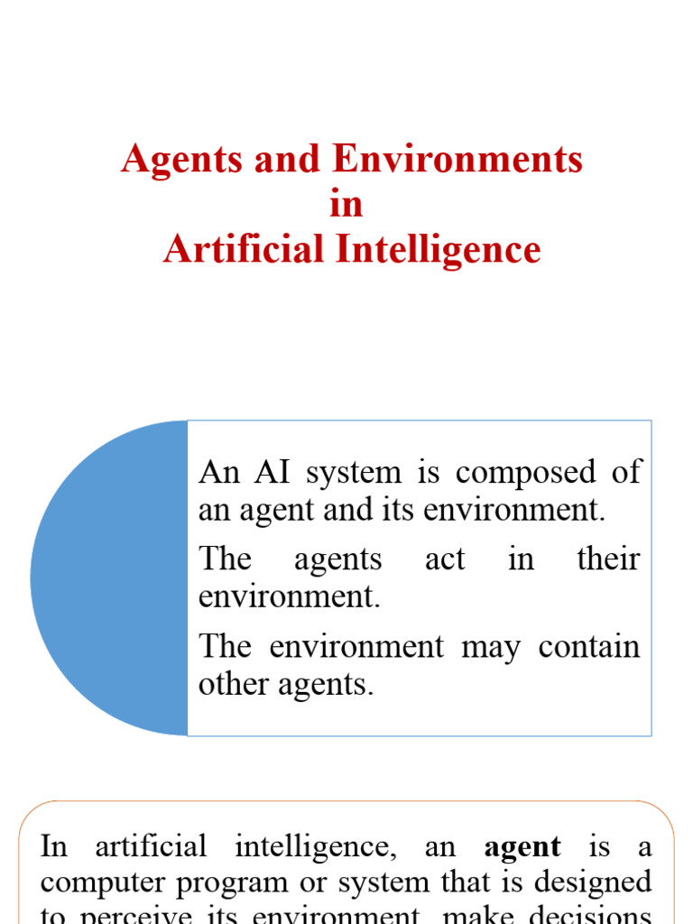 Chap-2 Agents & Environments | PDF | Artificial Intelligence | Intelligence (AI) & Semantics