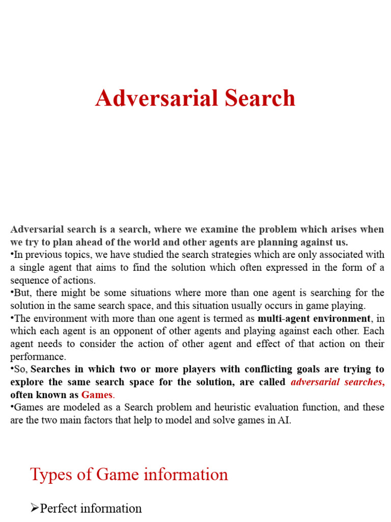 Chap-4 Adversarial Search | PDF | Applied Mathematics | Algorithms And ...
