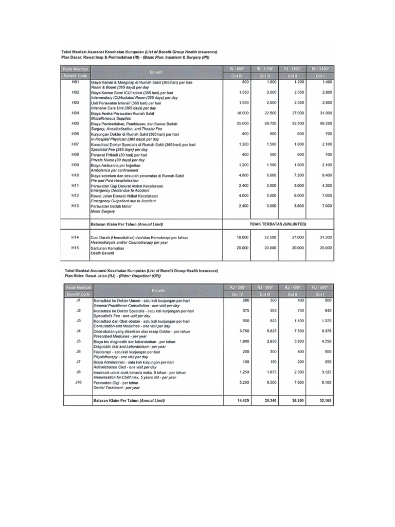 Benefit Asuransi MSIG Life | PDF