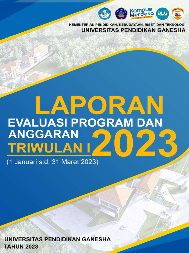 LAPORAN EVALUASI PROGRAM DAN ANGGARAN SEMESTER I tw1 2023 - Fix - Compressed | PDF | Pengelolaan ...