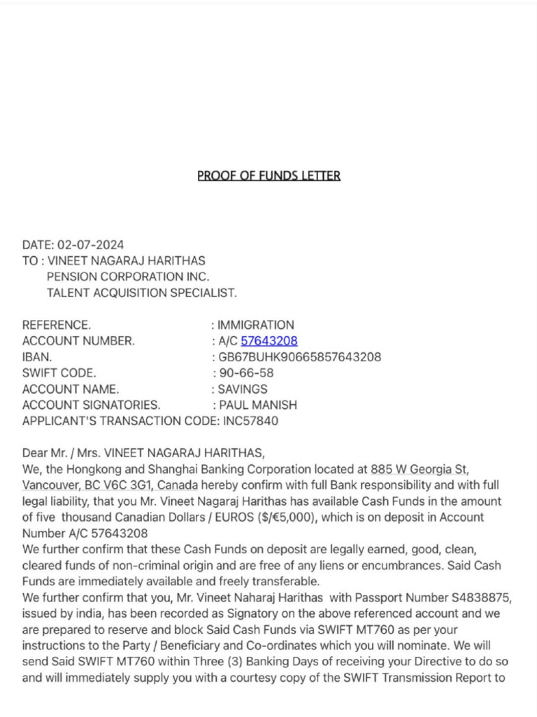 Vineet's Bank Statement | PDF