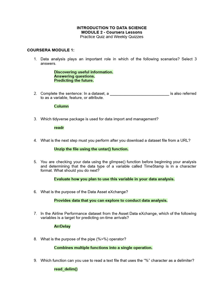 MODULE-2-Coursera | PDF | Regression Analysis | Linear Regression MODULE-2-Coursera | PDF | Regression Analysis | Linear Regression