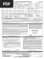 Calamity Loan Application Form (CLAF) | PDF | Loans | Interest