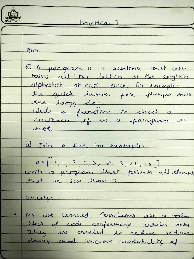 PP Practical 3 | PDF