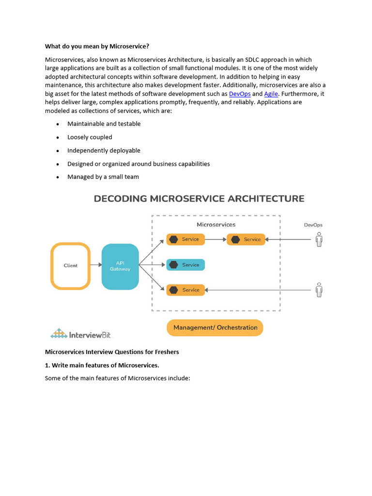 Microservices Qa Pdf Service Oriented Architecture Cloud Computing