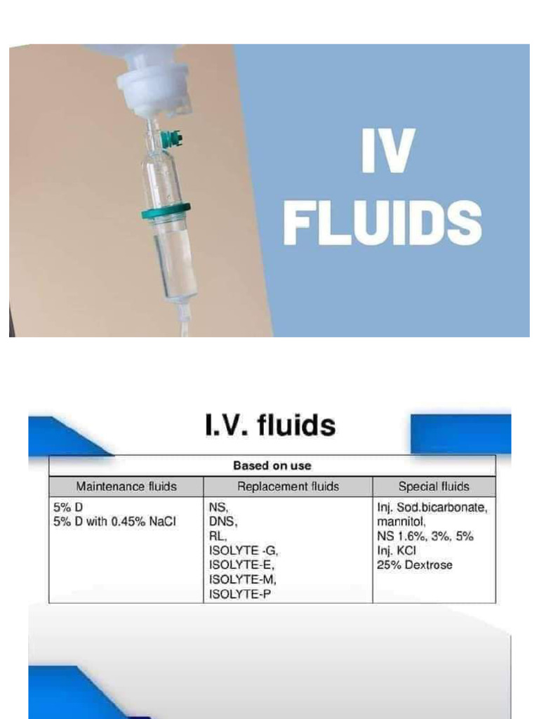IV Fluids | PDF