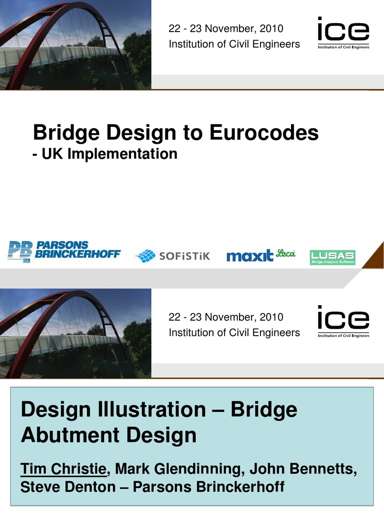 Bridge Design To Eurocodes | PDF | Engineering | Mechanical Engineering
