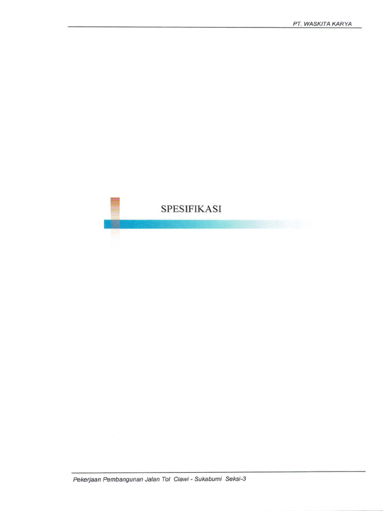 Spesifikasi Beton JBH 2020 | PDF