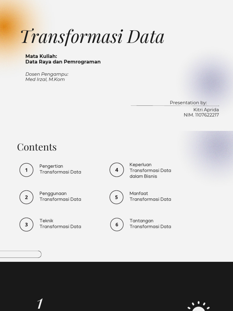 Transformasi Data | PDF | Komputer